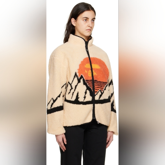 Bape | Jackets & Coats | Bape Mountain Relaxed Fit Boa Jacket | Poshmark